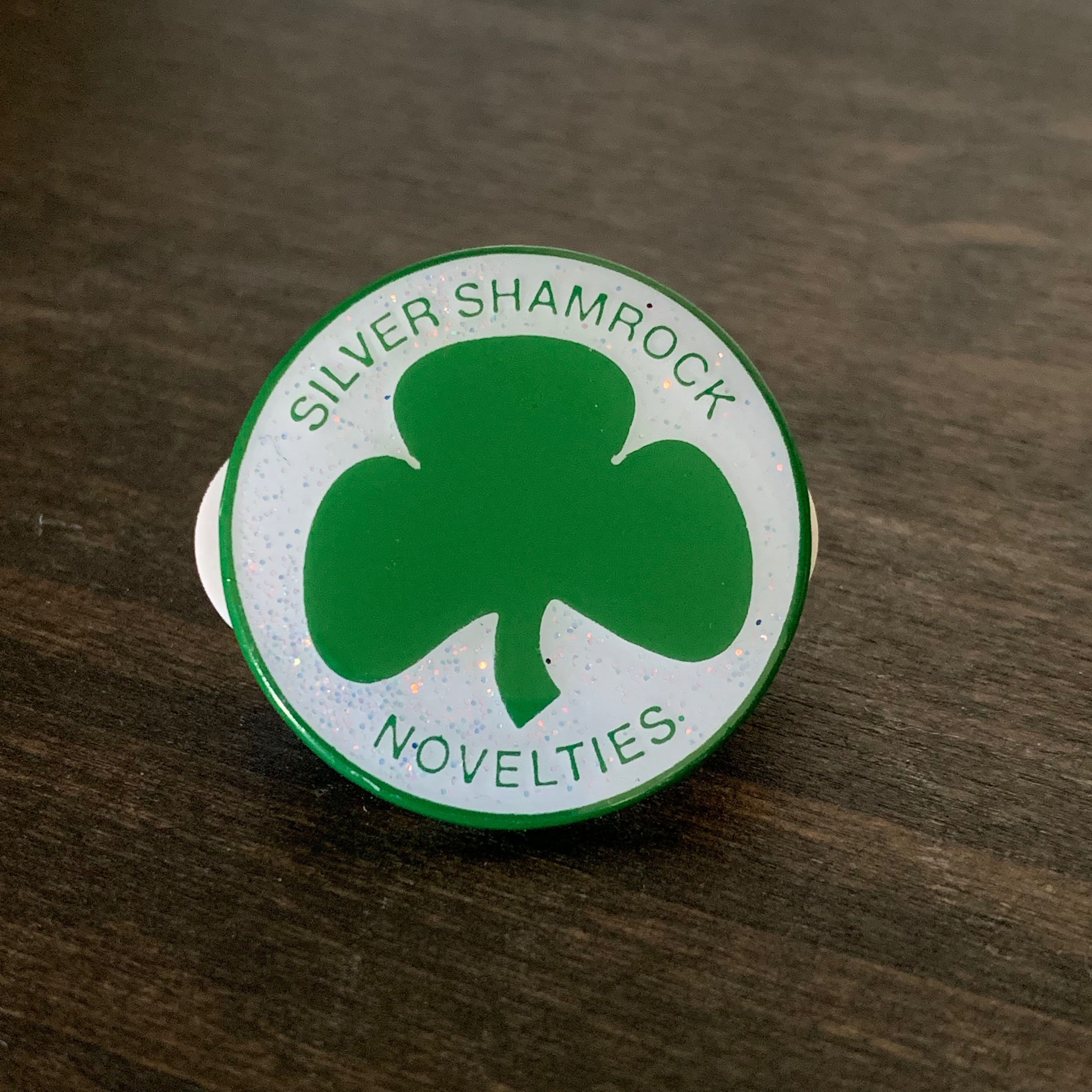 Silver Shamrock Novelties | Crumby Pins